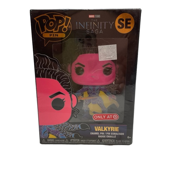 Funko | Toys | Valkyrie Funko Pop Pin Blacklight Infinity Saga Target ...